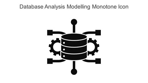 database analysis modelling monotone icon in powerpoint pptx png and