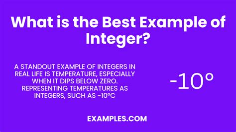 Integers Examples Examples Classification Properties Types