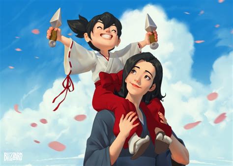 Kiriko And Yamagami Asa Overwatch And 2 More Drawn By Will Murai