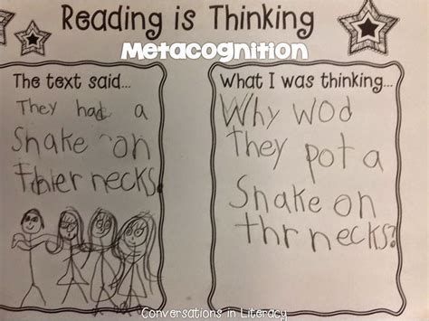 metacognition and reading salad conversations in literacy