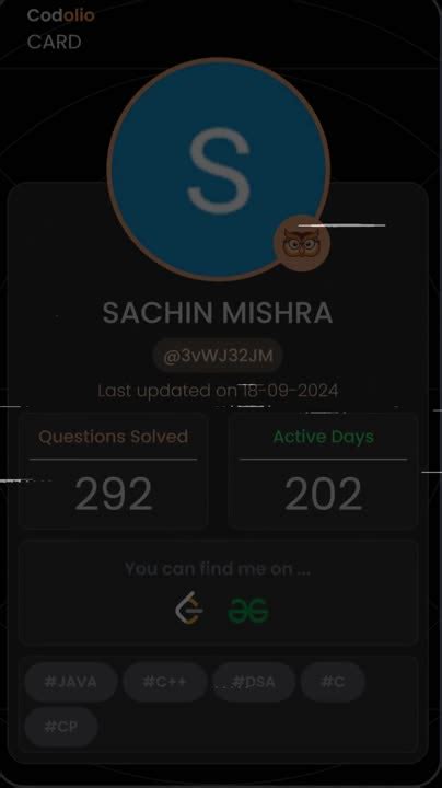 sachin mishra on linkedin 100daysofcode striversheet dsachallenge