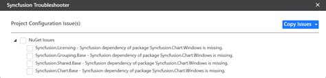 Troubleshooting Winforms Syncfusion
