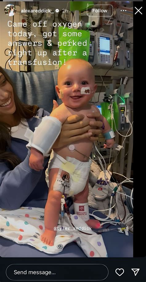 Tyler Reddicks Wife Alexa Provides Health Update On Son Rookie After