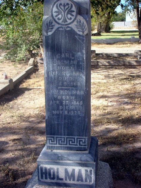 Carl Holman 1884 1908 Find A Grave Memorial