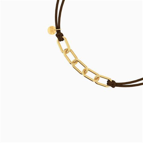 Links Cord Bracelet In 18k Gold Lazurde Egypt
