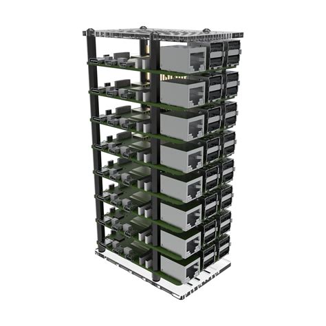 Vilros Raspberry Pi 5 Compatible Cluster Tower Stackable Case