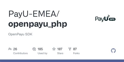 GitHub PayU EMEA Openpayu Php OpenPayu SDK