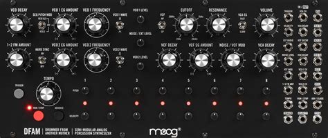 Moog Music Inc Dfam Drummer From Another Mother Eurorack Module On Modulargrid