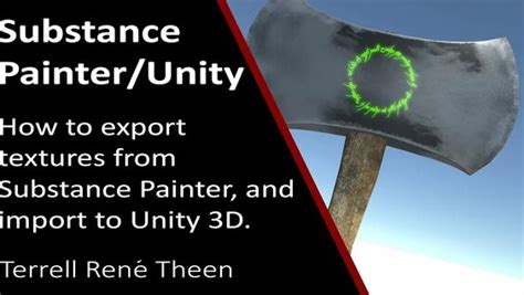 How To Export Textures From Substance Painter And Import To Unity Game Engine EroFound