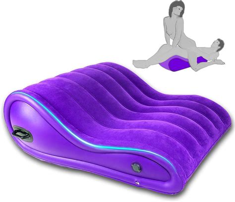 Amazon Com Sex Pillow With Sexy Curve Inflatable Velvety Sex Toys Sex Sofa For Position