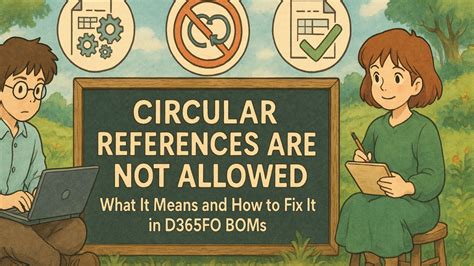 Circular References Are Not Allowed” What It Means And How To Fix It