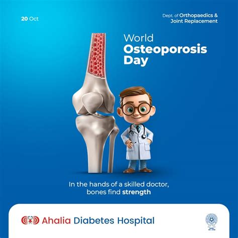 World Osteoporosis Day Osteoporosis Day Poster Bone Health Creative