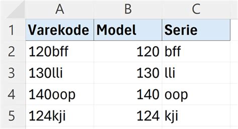 Sådan Opdeler Du Tekst I Celler I Excel Trin For Trin