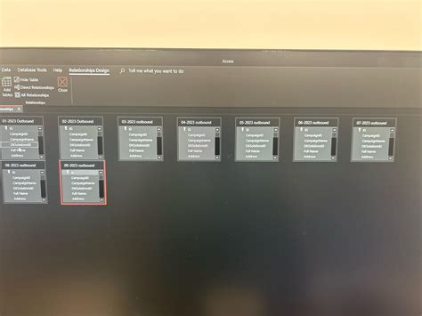 having trouble with relationships r msaccess