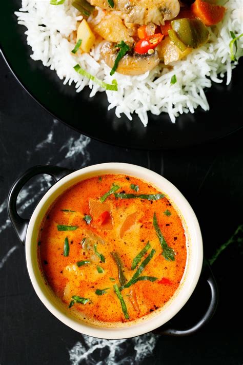 Thai Food Curry Vegetarian Thai Red Curry