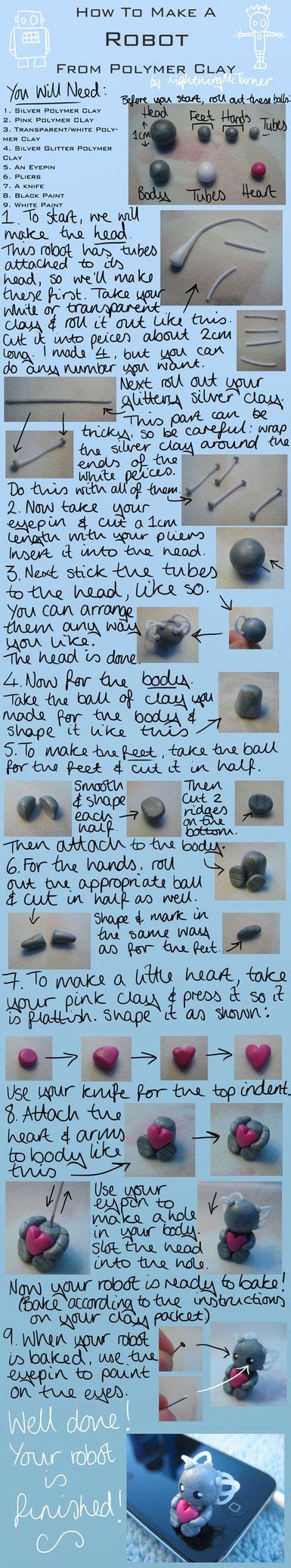 Polymer Clay Robot Tutorial By LightningMcTurner On DeviantART