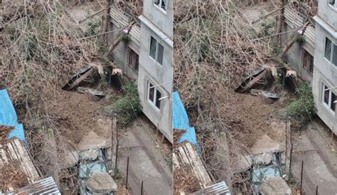 თბილისში ბენდელიანის ქუჩაზე კედელი ჩამოინგრა Metronome Ge