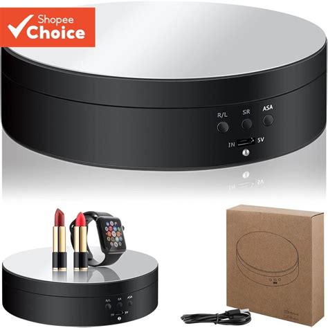 Electric Rotating Stand 360° 3 Speed With Usb For Product Display