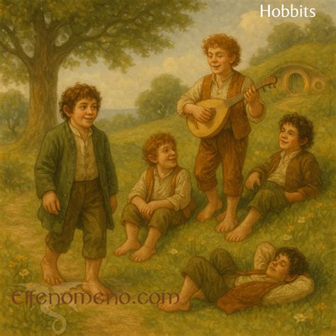 Hobbits Personajes Y Razas Fenopaedia Multimedia