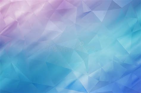 Multicolor Geometric Rumpled Triangular Low Poly Style Gradient Stock Illustration