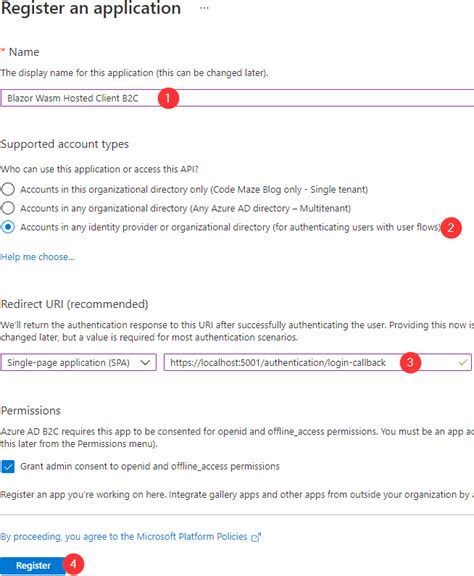 Azure Active Directory B2c With Blazor Webassembly Hosted Apps