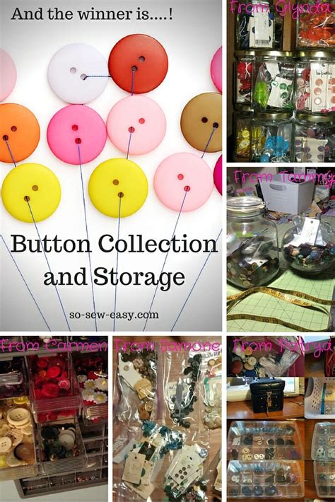 And The Queen Of Button Collections Is So Sew Easy