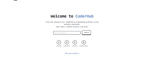 🧠 I Built Coderhub A Unified Dashboard To Track Leetcode Codeforces Codechef And Gfg Progress