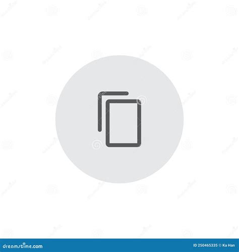 Duplicate Icon Of 3 Types Color Black And White Outline Isolated Vector Sign Symbol Stock