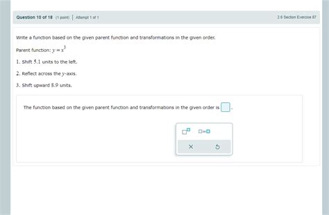 Solved Write A Function Based On The Given Parent Function Chegg