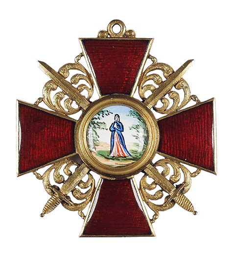 Знак ордена Св Анны Ii или Iii степени новости за 16 января 2024 года Аукционный дом «Литфонд
