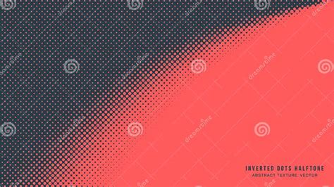 Inverted Dots Half Tone Pattern Rounded Border Vector Red Black
