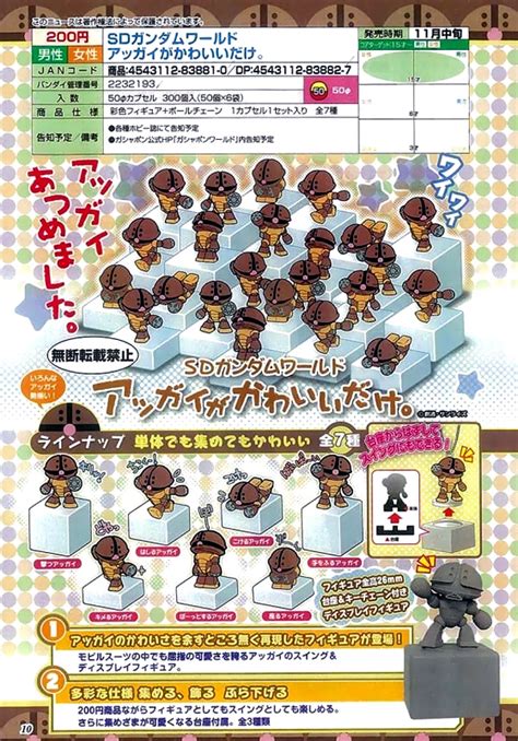 Gundam Guy Sd Gundam World Cute Acguy Release Info