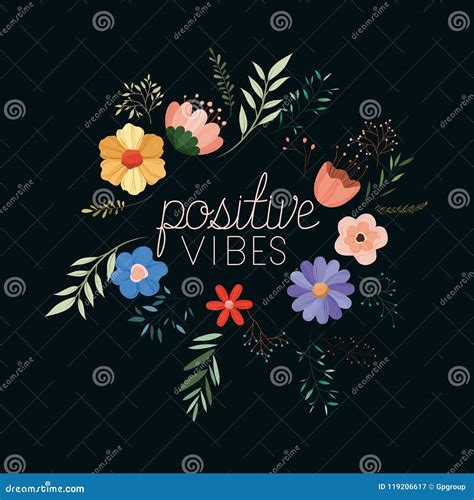 Positivism Message With Hand Made Font Cartoon Vector 119198605
