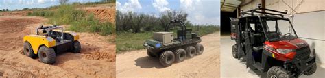 Our Test Vehicles From Left To Right Clearpath Robotics Warthog