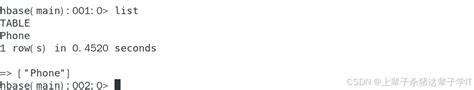 【nosql数据库】hbase基本操作——数据库表的增删改查hbase增删改查 Csdn博客