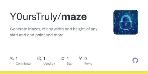 GitHub Y UrsTruly Maze Generate Mazes Of Any Width And Height Of Any Start And End Point
