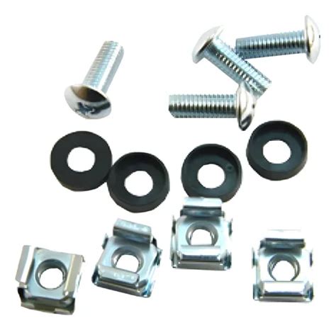 Tuerca De Jaula Normalizada 5 Tuercas De Jaula M4x0 7mm Zincadas Para Gabinetes De Servidor