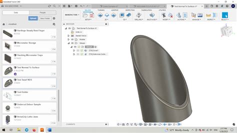 Solved 5 Axis Toolpath Normal To Surface Still Not Possible