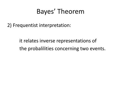PPT Bayes Theorem PowerPoint Presentation Free Download ID 2454192