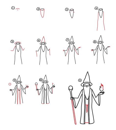 16 Easy And Beautiful Wizard Drawing Ideas Drawing Photos