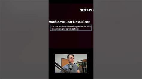 Nextjs X Vite Quando Usar Cada Um Deles Confira O Vídeo Completo No Canal Coding Nextjs