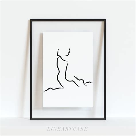 Sexual Line Drawing Etsy