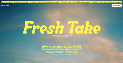 Freshtake Css Nectar Web Design Awards Css Gallery