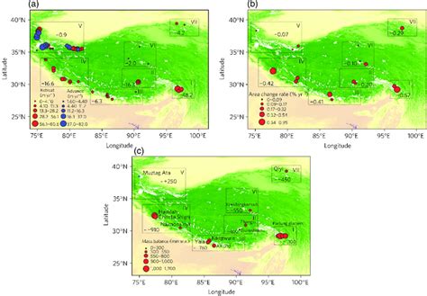 Spatial And Temporal Patterns Of Glacier Status In The Tp And