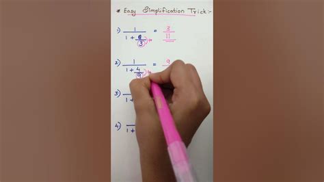 Easy Simplyfication Tricks ️ Youtube