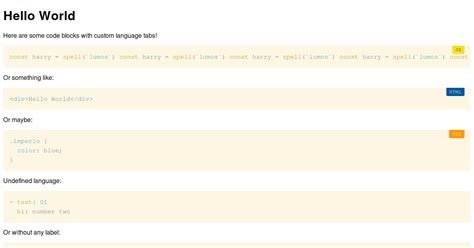 Language Tabs For Gatsby Remark Prismjs Codesandbox