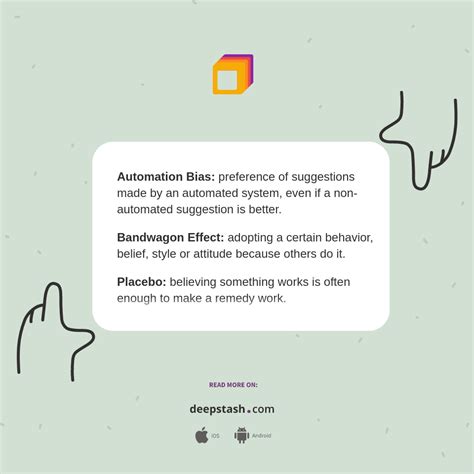 Automation Bias Preference Of Suggestions Made By Deepstash