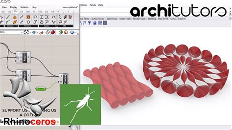 Parametric Weave Pattern Design Grasshopper Rhino Files Download