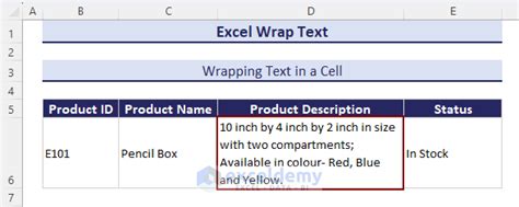 How To Wrap Text In Excel Wrap Unwrap Fix Issues Exceldemy