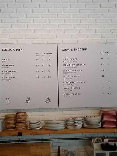 Menu At Kashipan Café คาชิปัง คาเฟ่ Cafe Lom Sak